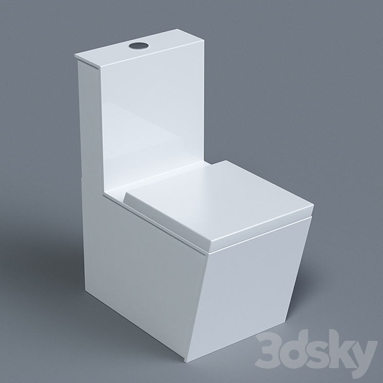 Edge Series Toilet - Toilet and Bidet - 3D model