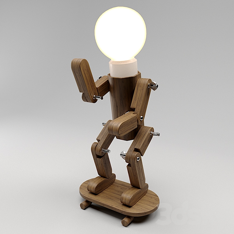 Figure_light - Table lamp - 3D model