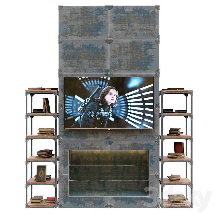 TV Panel - TV Wall - 3D model