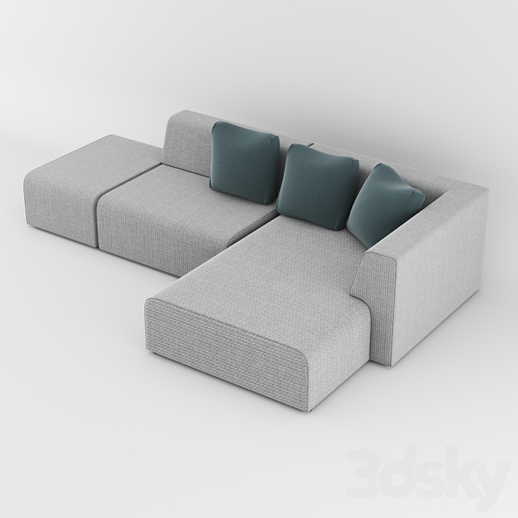 Infinity Kare Design Sofa - Sofa - 3D model