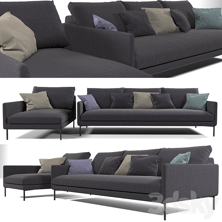 Band sofa - Sofa - 3D model