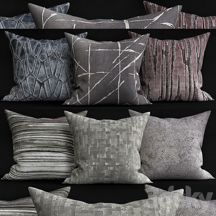 Decorative Pillows - Pillows - 3D model
