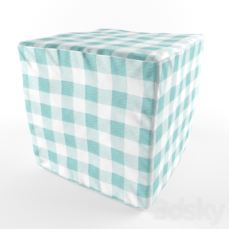 Poof soft cube - Other soft seating - 3D model