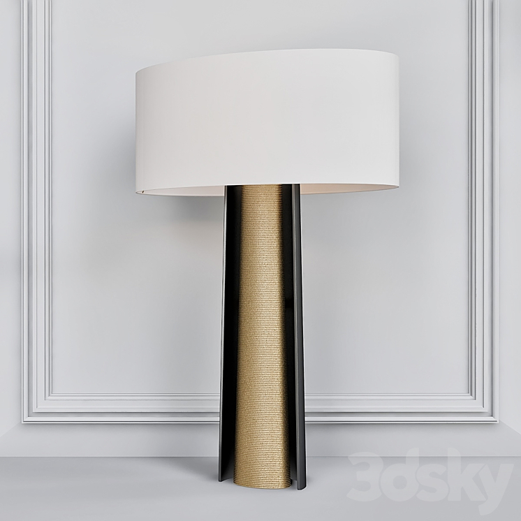 Baker Cloak table lamp - Table lamp - 3D model