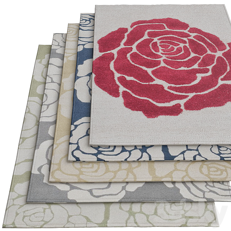 Cambridge Navy - Carpets - 3D model