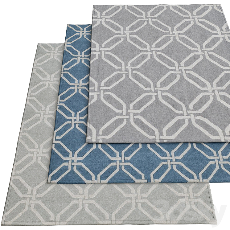 Cambridge Navy - Carpets - 3D model