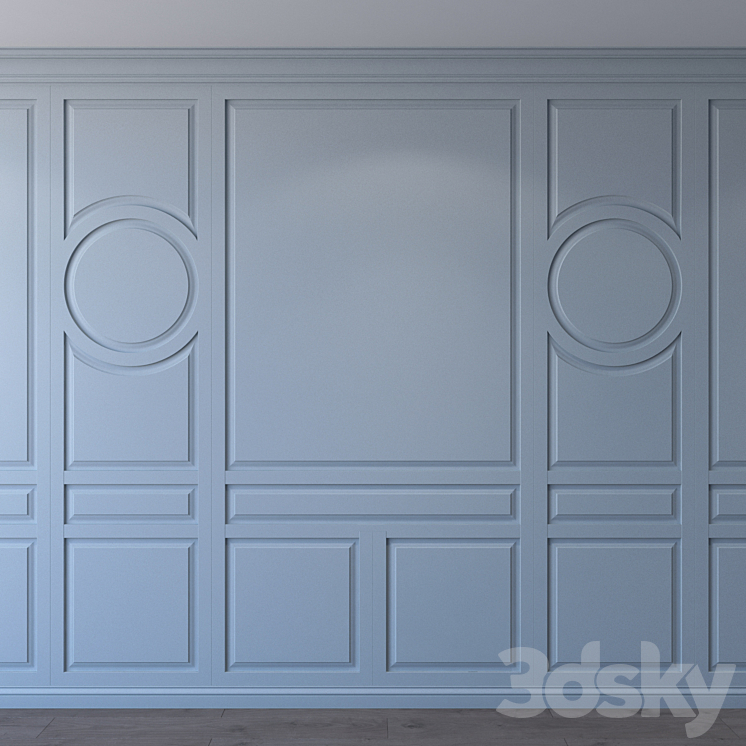 Wall molding - Decorative plaster - 3D model