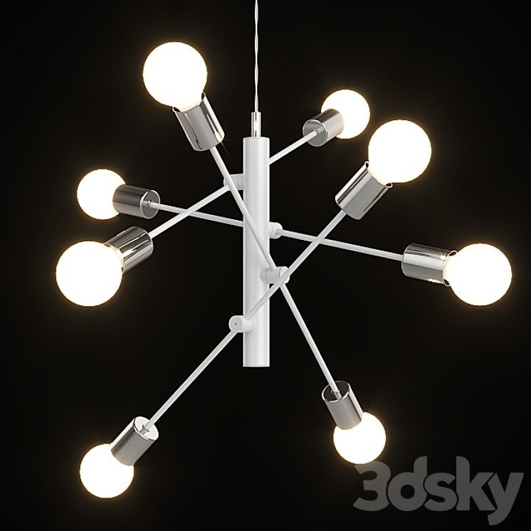 Chandelier Eglo Gradoli 98017. - Pendant light - 3D model