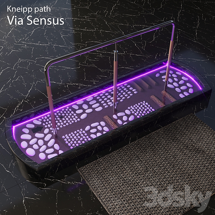 Kneipp path Via Sensus (Kneipp path) - Beauty salon - 3D model