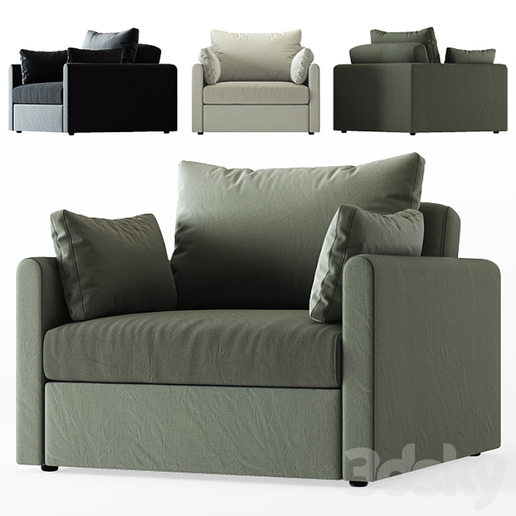 HARBOR / 2026 ARM CHAIR - Arm chair - 3D model