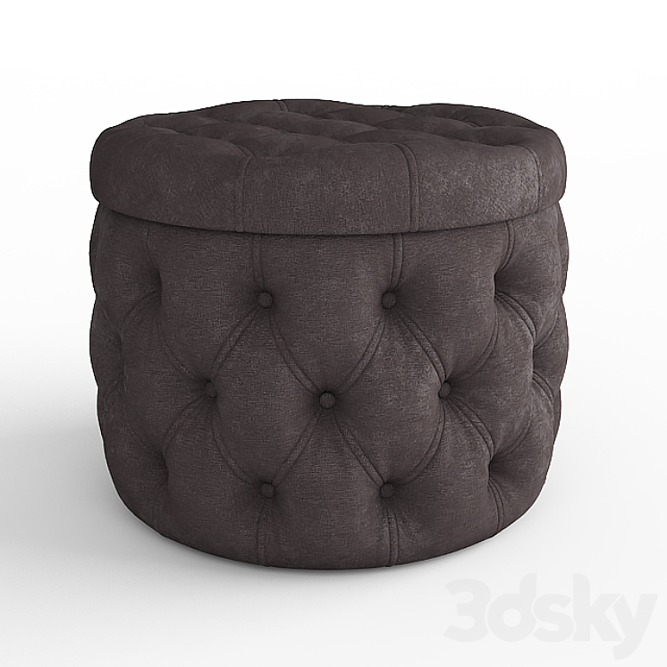 Chester pouf - Other soft seating - 3D model