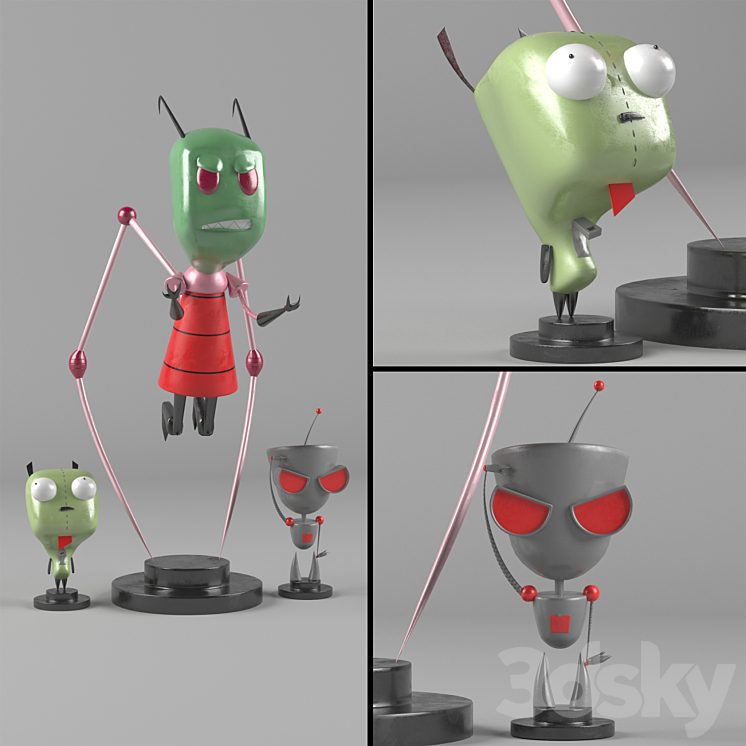 Invader Zim - Toy - 3D model