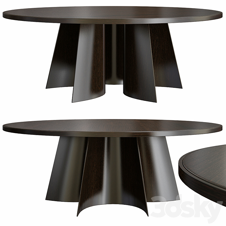 Poliform kensington round table - Table - 3D model