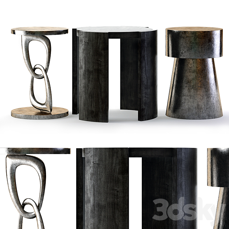 Bernhardt Linea Chairside Tables - Table - 3D model