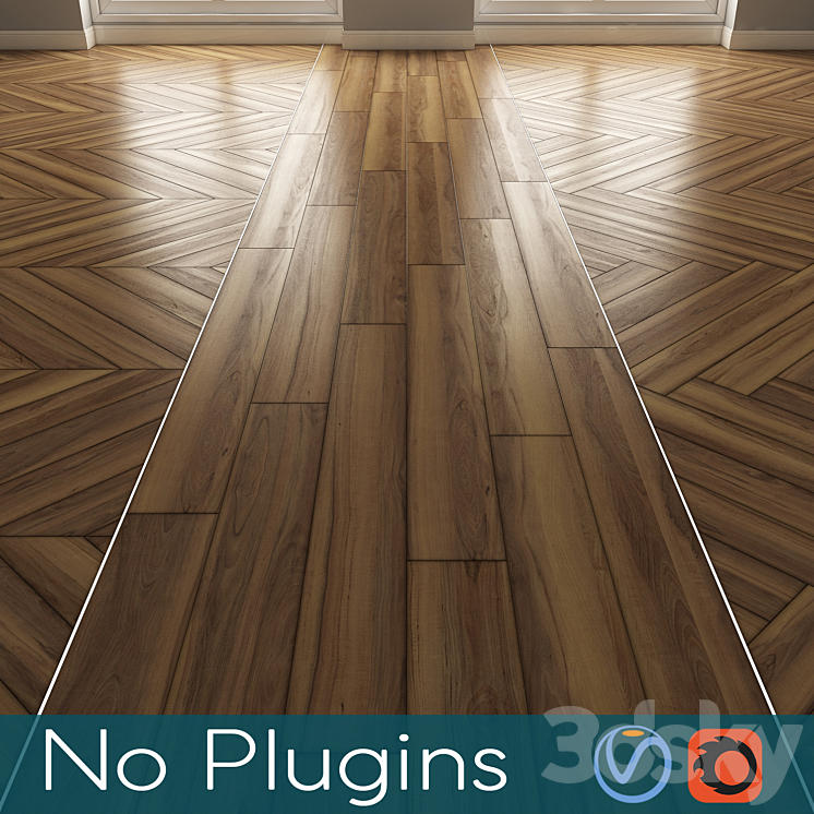 Floor 82 - Wood - 3D model