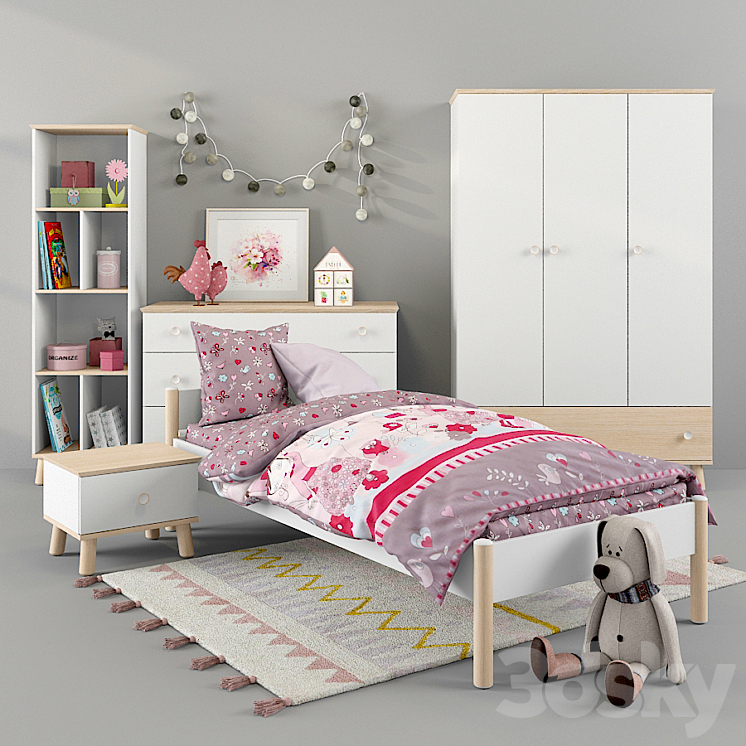 Paidi furniture YLVIE collection for girls part 01 - Full furniture set ...