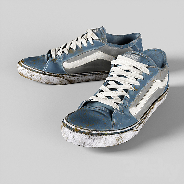 Vans grunge shoes - Сlothes and Footwear - 3D model