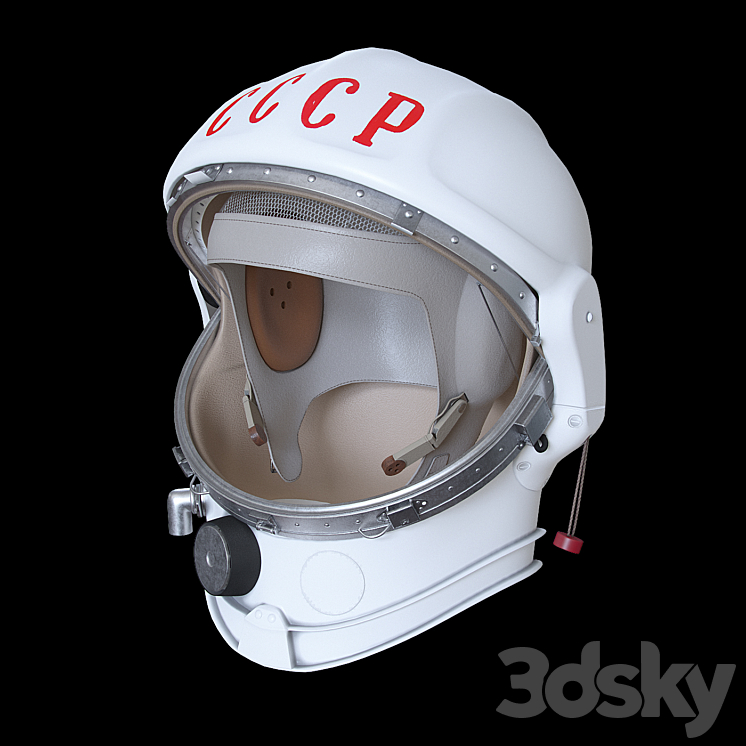 Soviet cosmonaut helmet - Miscellaneous - 3D model