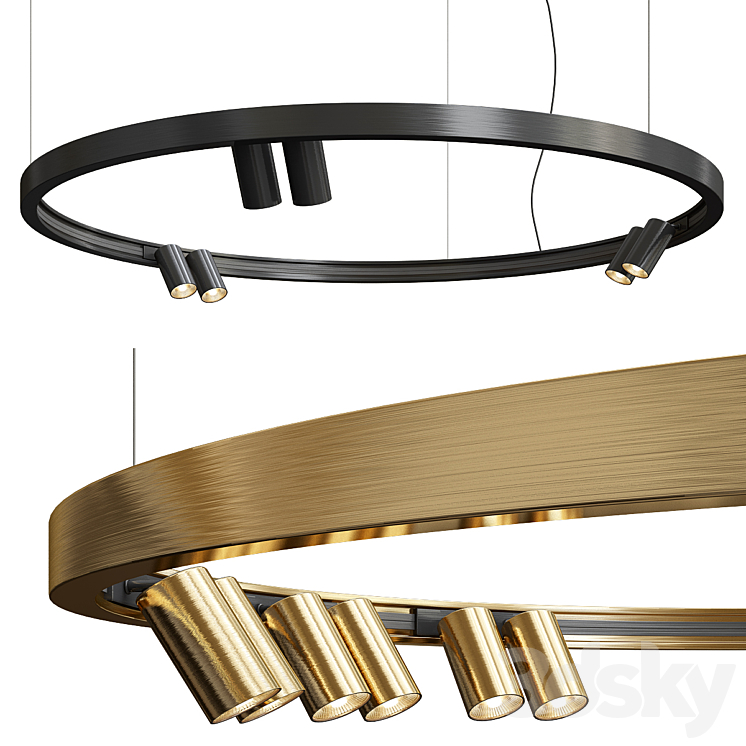 Superloop Spy - Delta Light - Pendant light - 3D model