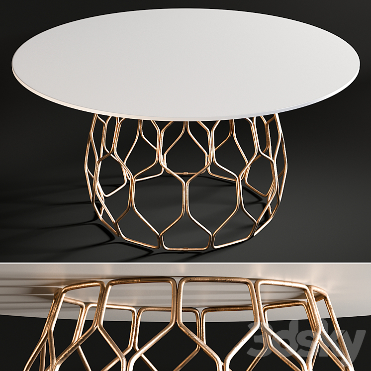 Dining Table Circuit - Table - 3D model