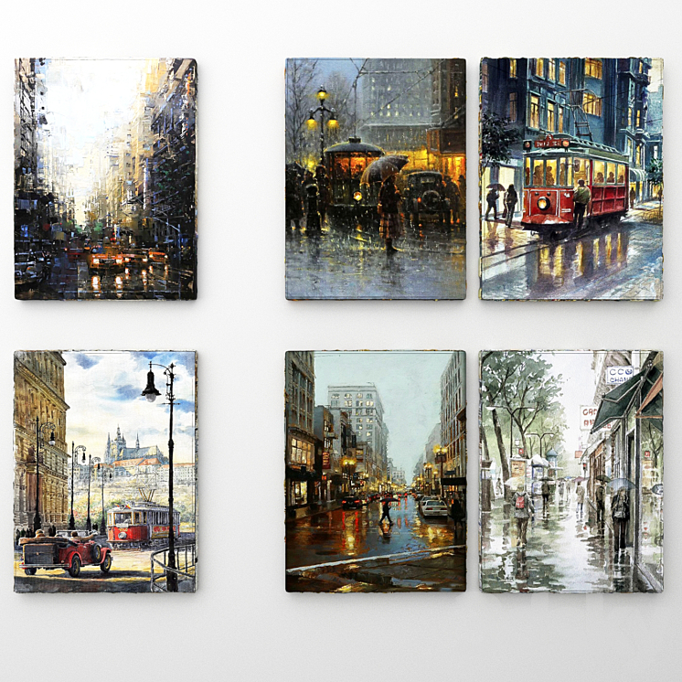 Illustrator-City-Frames - Frame - 3D model