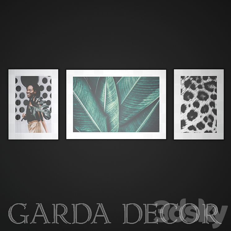Posters Garda Decor - Frame - 3D model