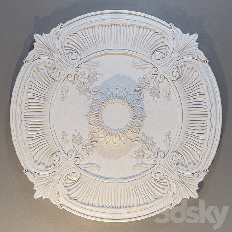 Socket: Europlast 1.56.026 - Decorative plaster - 3D model