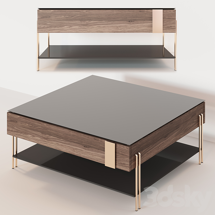 Coffee table İnka - Table - 3D model