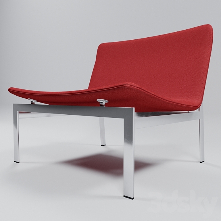 b & b word armchair - Arm chair - 3D model