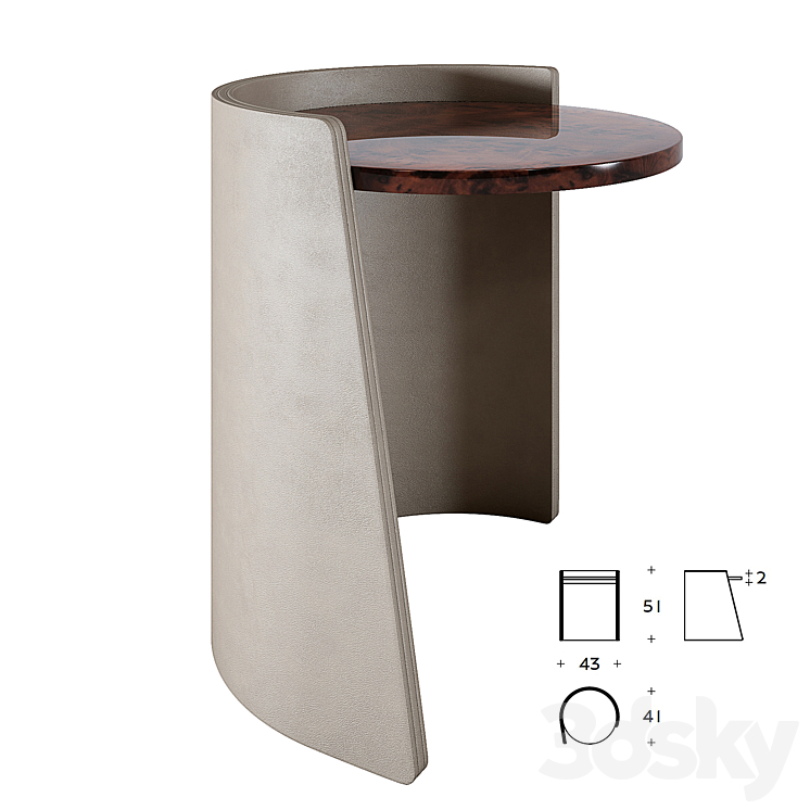 Benetley COFFEE TABLE KEPI - Table - 3D model