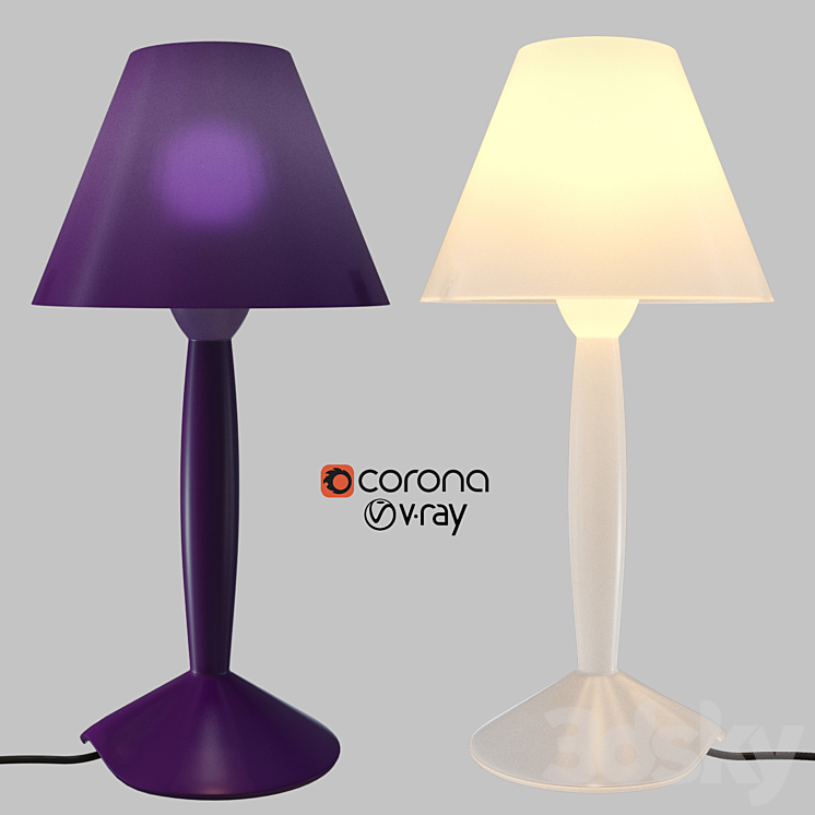 Miss sissi - Table lamp - 3D model