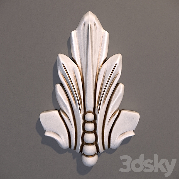 Ornament: Europlast 1.60.007 - Decorative plaster - 3D model