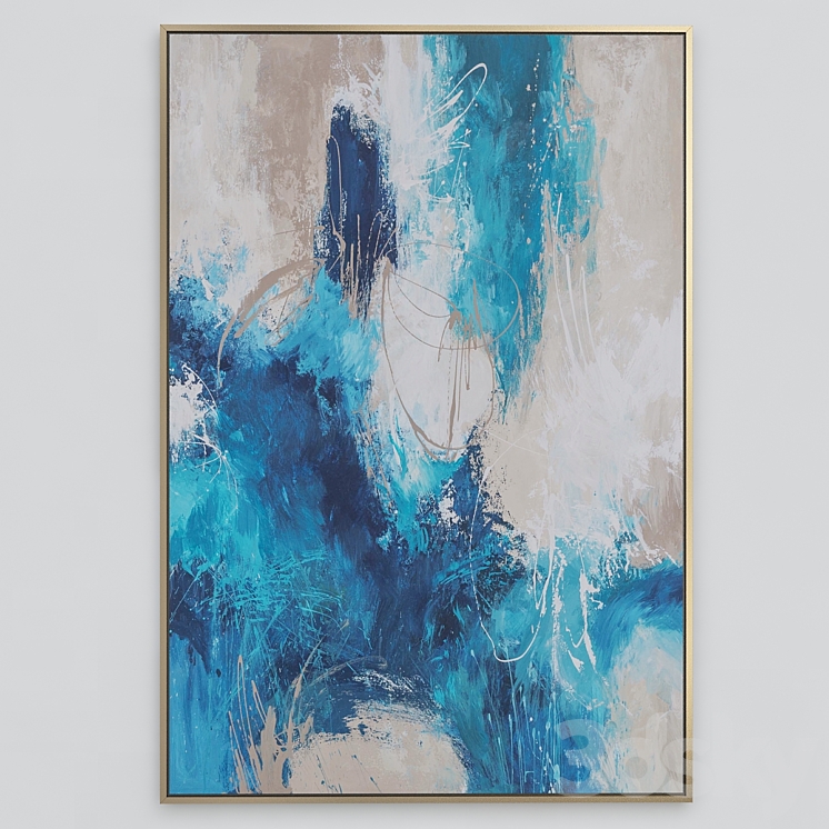 Frames waterfall - Frame - 3D model