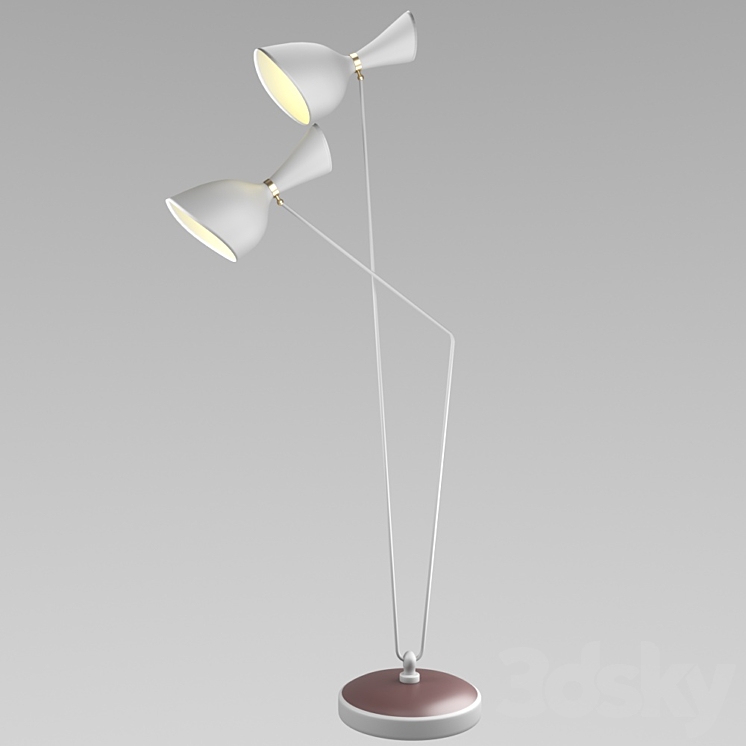 La Antilla White 44.226 - Floor lamp - 3D model