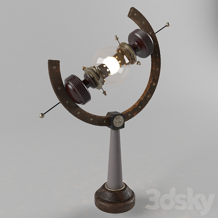 Arc light - Table lamp - 3D model