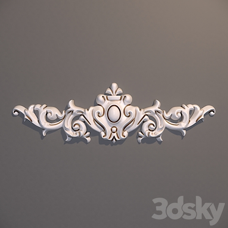 Ornament: Europlast 1.60.028 - Decorative plaster - 3D model