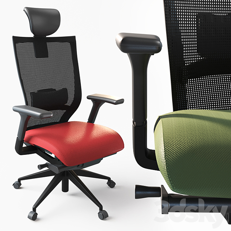 t50 - 10th - task chair - by Sidiz - Office furniture - 3D model