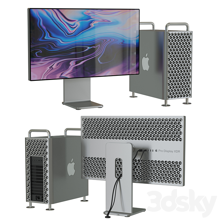 Mac pro 2019 - PC & other electronics - 3D model