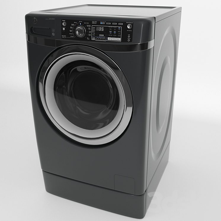 Washer ge - Household appliance - 3D model
