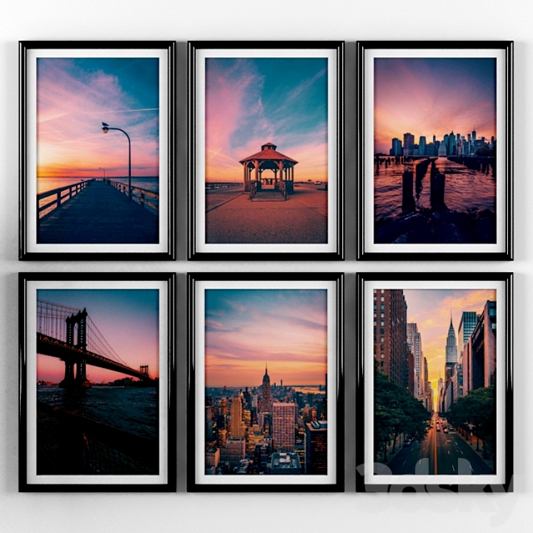 Posters: New York - Frame - 3D model