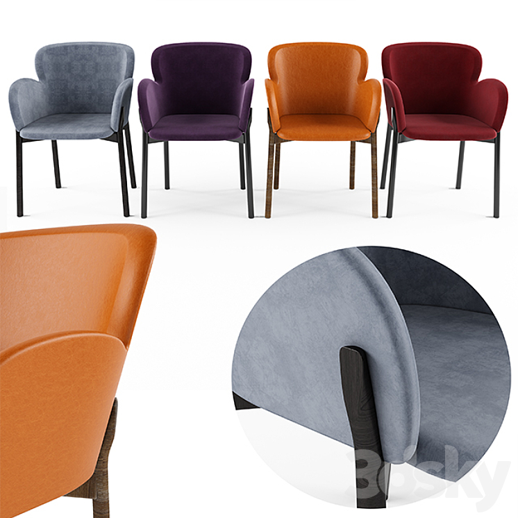 Armchair Ginger TON - Chair - 3D model