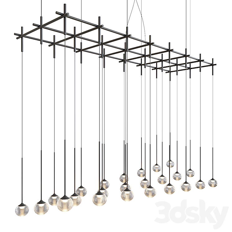 Vibia Algorithm 0875 - Pendant light - 3D model