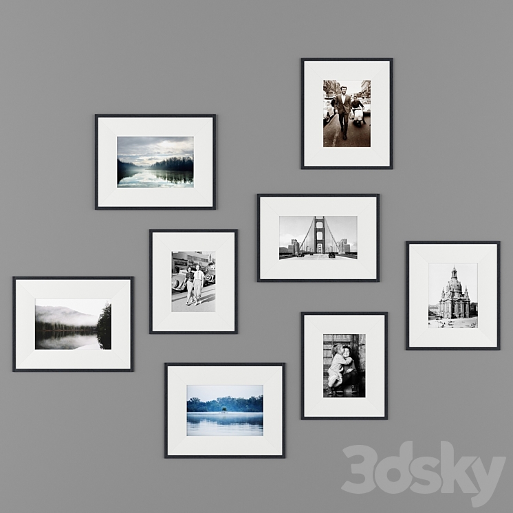 wall photo - Frame - 3D model