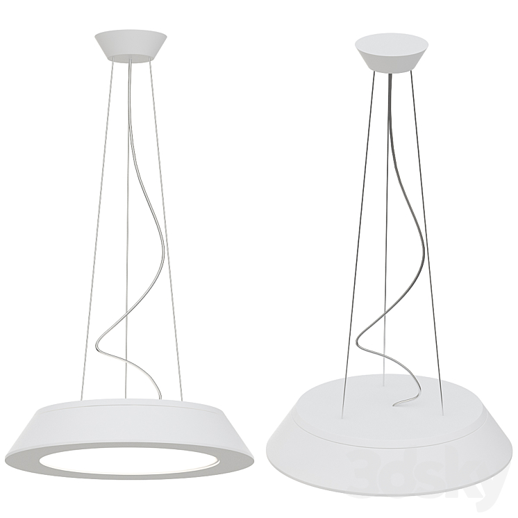 linea light - Stile Luce - Pendant light - 3D model