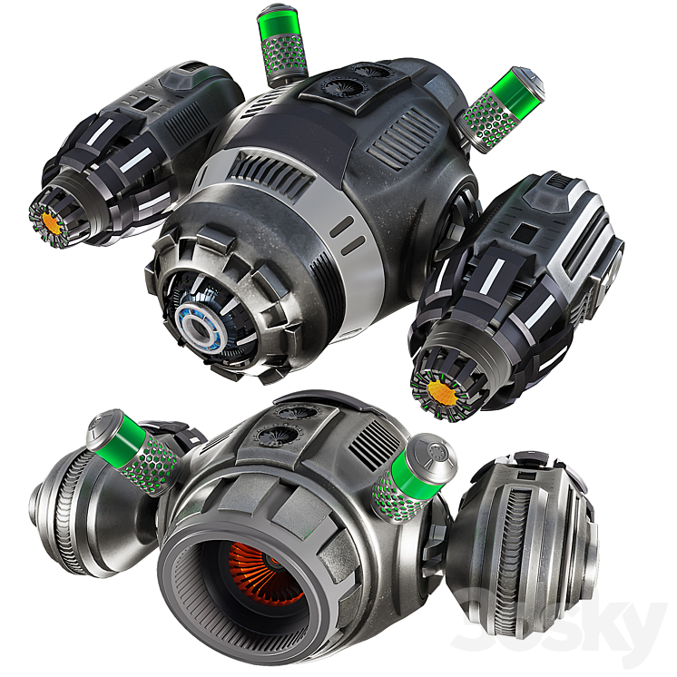 CosmoDrone - Miscellaneous - 3D model
