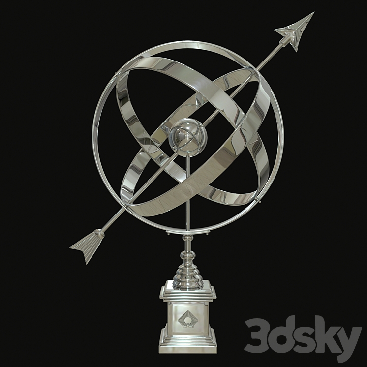 Space arrow - Sculpture - 3D model