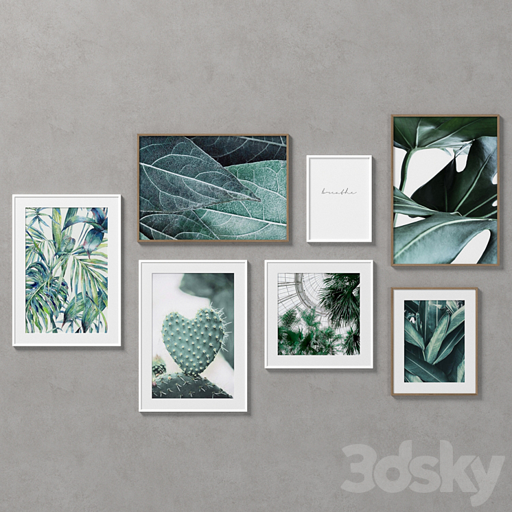 Gallery Wall_044 - Frame - 3D model