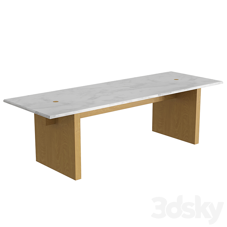 Solid table - Table - 3D model