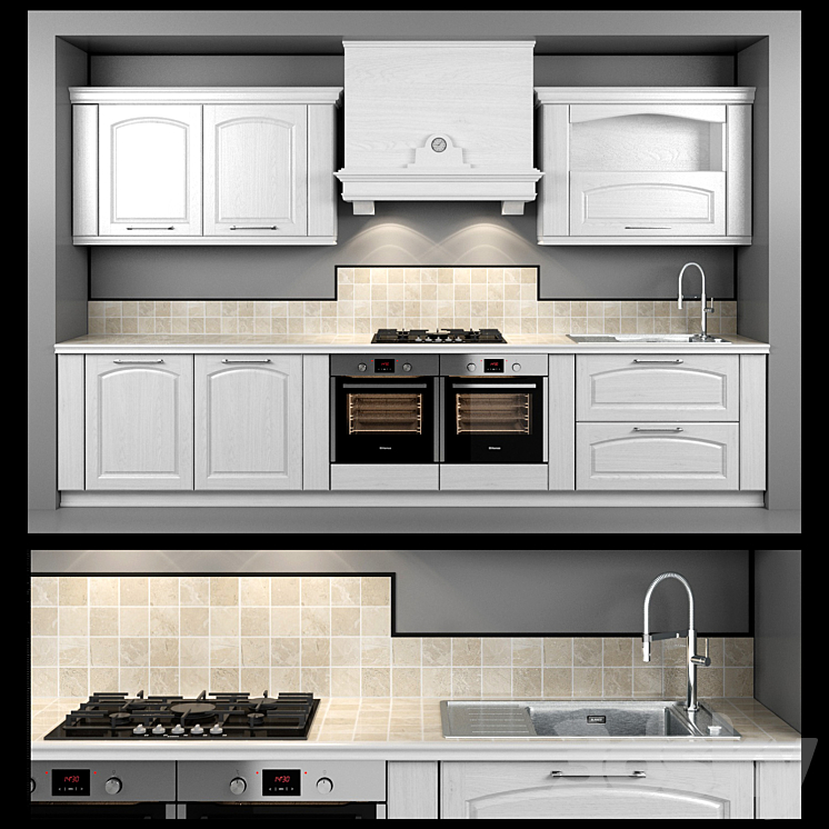 Kitchen emma - Kitchen - 3D model