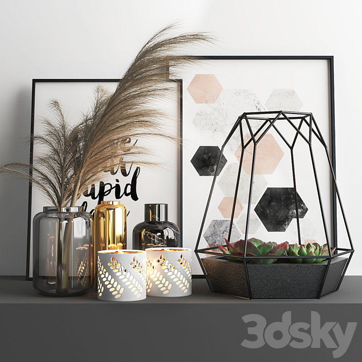 set526 - Decorative set - 3D model